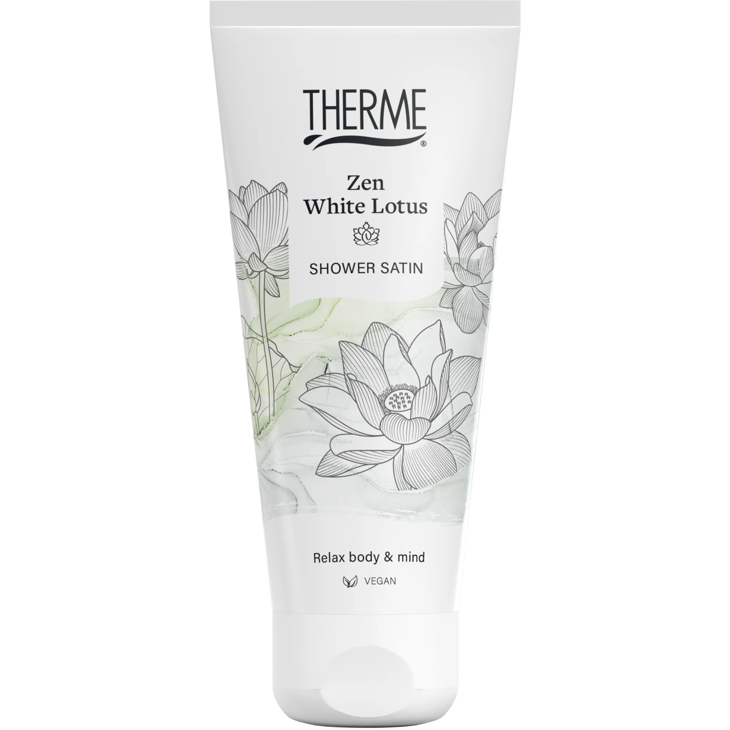 Zen white lotus shower